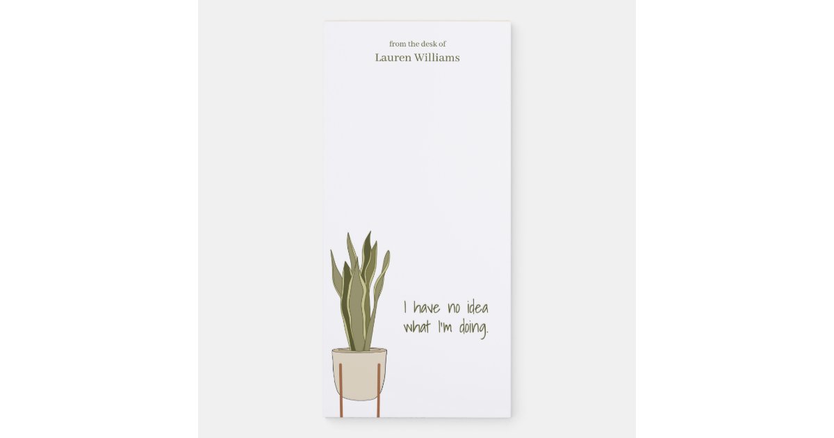 Funny Office Magnetic Notepad | Zazzle