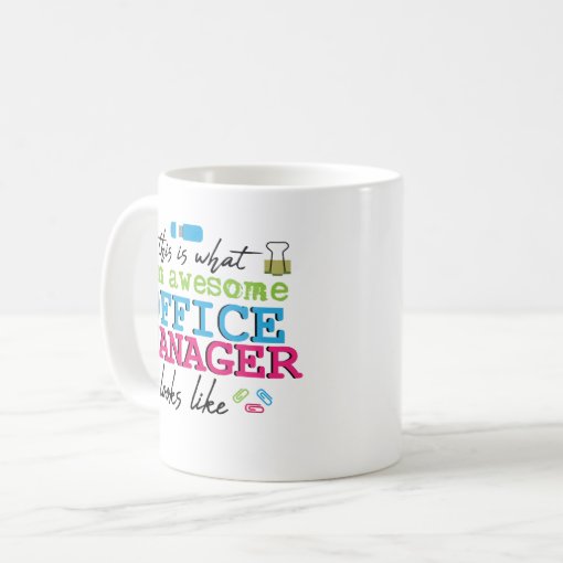 Funny Office Manager Coffee Mug Boss Appreciation | Zazzle