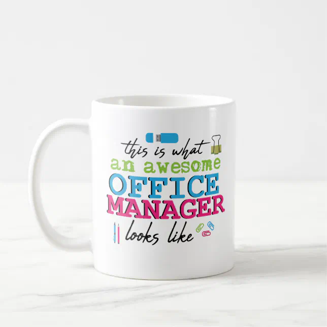 Funny Office Manager Coffee Mug Boss Appreciation | Zazzle