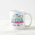 Funny Office Manager Coffee Mug Boss Appreciation | Zazzle