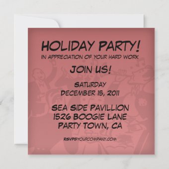 Funny Office Party Invitation | Zazzle