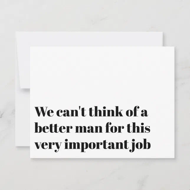 Funny Officiant Proposal Marry Us Invitation | Zazzle