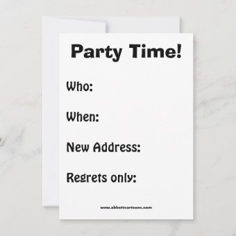 Funny Open House Party Invitations | Zazzle