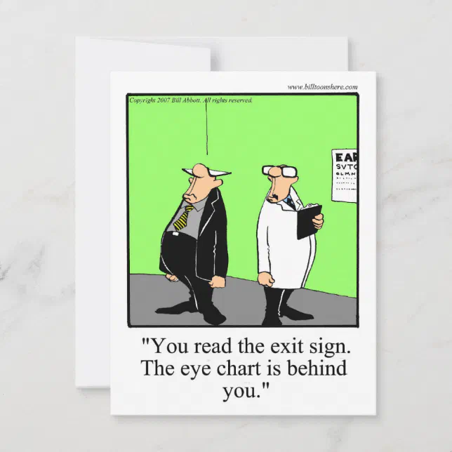 Funny Ophthalmology School Graduation Invitation | Zazzle