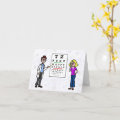 Funny Optometrist and Patient Birthday Card | Zazzle