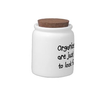 Funny organization quotes novelty office gifts candy jar | Zazzle