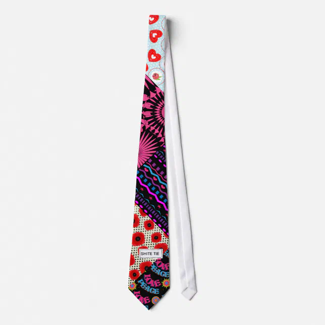 Funny Outrageous Novelty Shite Shirt Tie | Zazzle