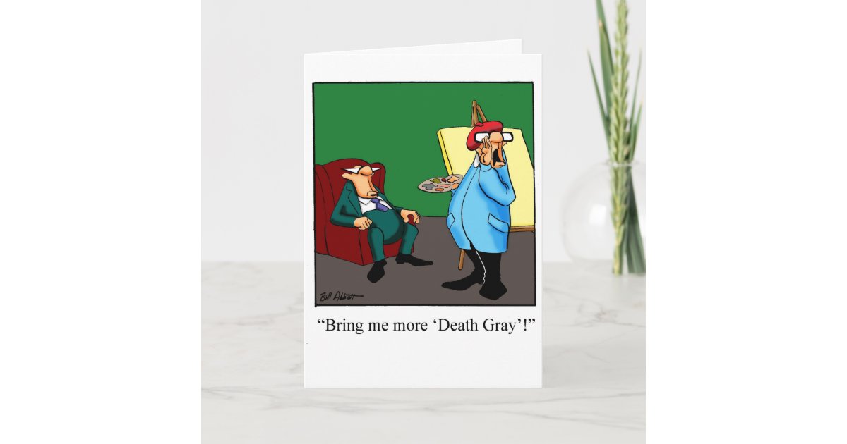 Funny Over The Hill Birthday Card | Zazzle