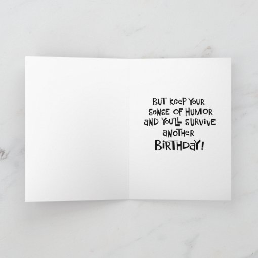 Funny Over the Hill Birthday Card | Zazzle