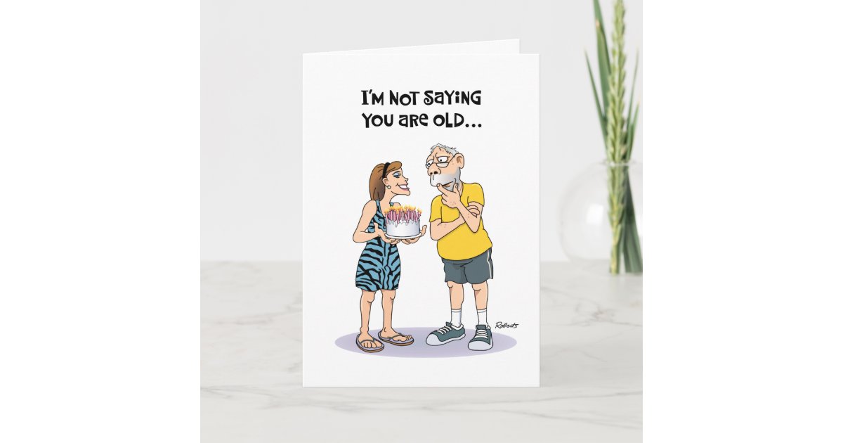 Funny "Over the Hill" Birthday Card | Zazzle.com