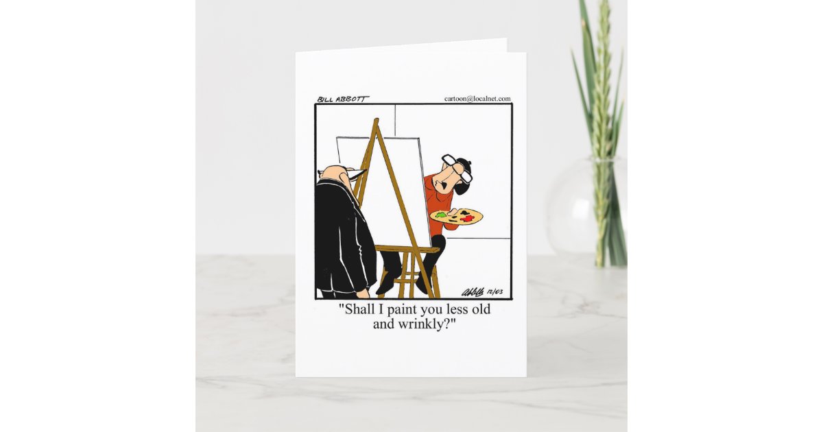 Funny Over The Hill Birthday Greeting Card | Zazzle