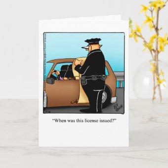 Funny Over The Hill Humor Birthday Card | Zazzle