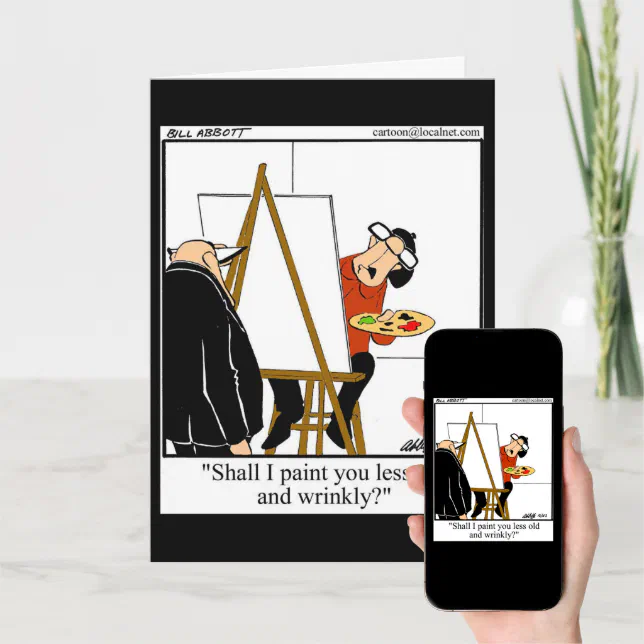 Funny Over The Hill Humor Birthday Card | Zazzle