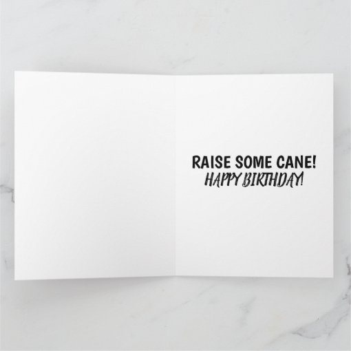 FUNNY OVER THE HILL MAN WITH CANE BIRTHDAY Cards | Zazzle