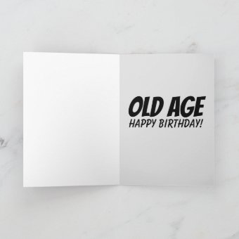 FUNNY OVER THE HILL SARCASTIC BIRTHDAY CARDS | Zazzle