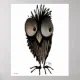 Funny Owl Poster | Zazzle