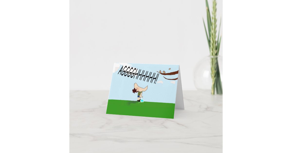 Funny Pandemic Cartoon Personalized Greeting Card | Zazzle