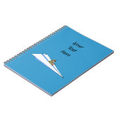 Funny Paper Airplane Pilot Notebook | Zazzle