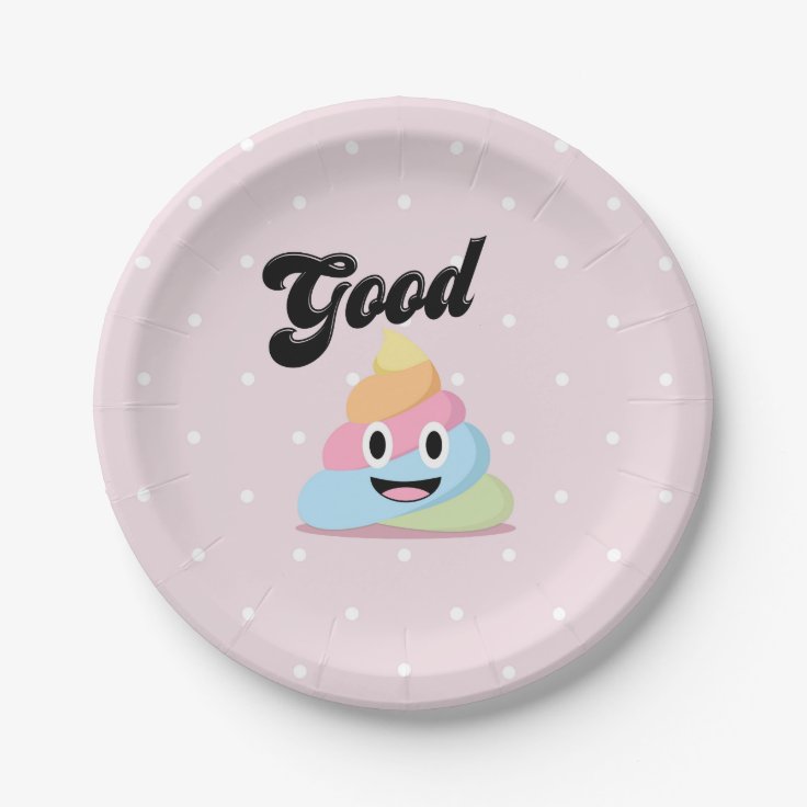 Funny Party Emoji Paper Plate | Zazzle