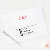 Funny Party Name Tag Badge Sticker | Zazzle