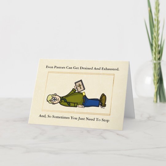 Funny Pastor Appreciation Card Ver. 2 | Zazzle.com