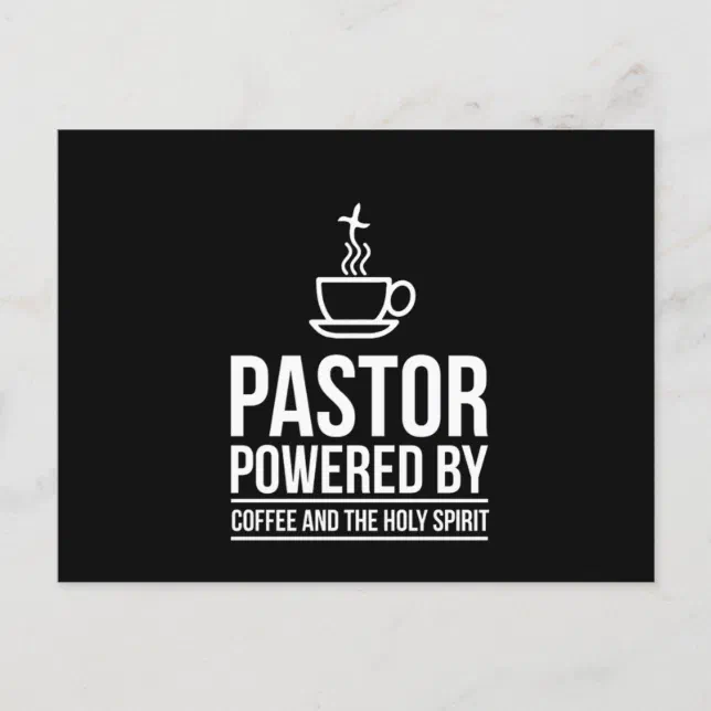 Funny Pastor Gift For Pastor Appreciation Month Postcard | Zazzle