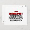 Funny Pathologist .. Highly Unlikely Postcard | Zazzle