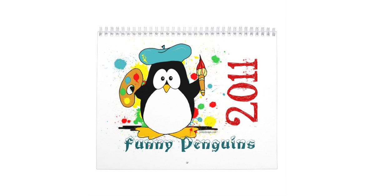 Funny Penguins Calendar | Zazzle