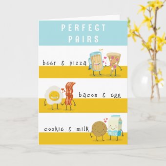FUNNY PERFECT PAIR ANNIVERSARY CARD | Zazzle