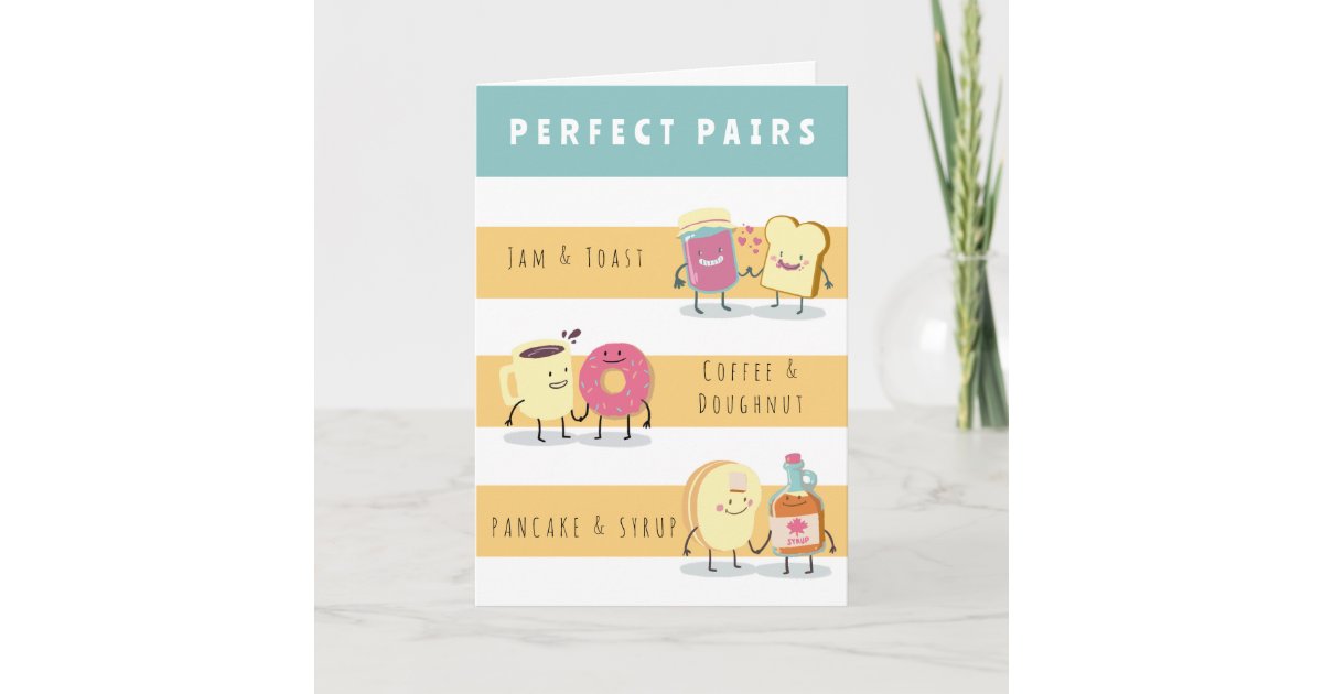 FUNNY PERFECT PAIR ANNIVERSARY CARD | Zazzle