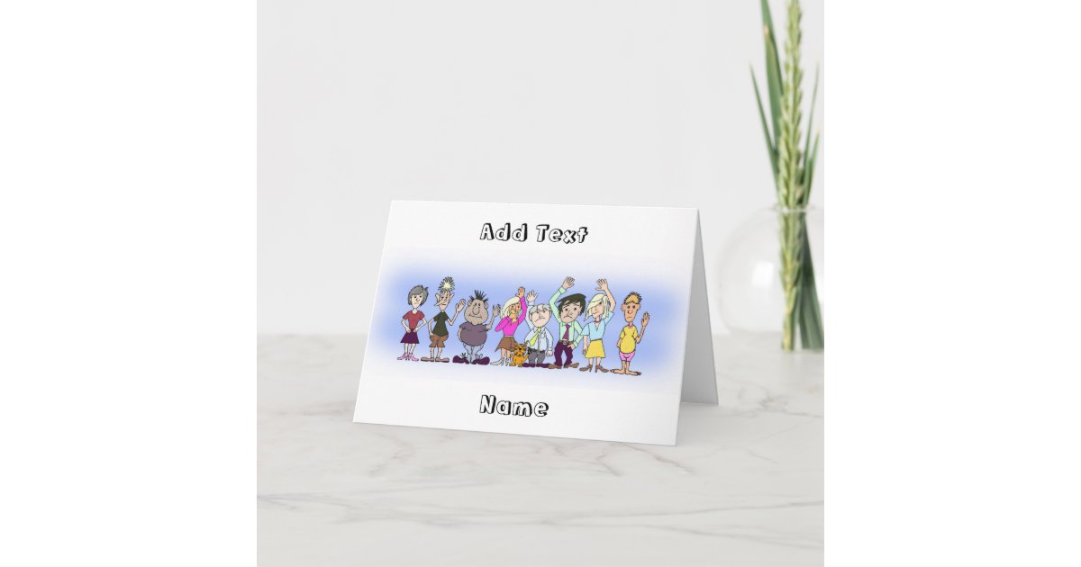 Funny Personalised Leaving Card | Zazzle