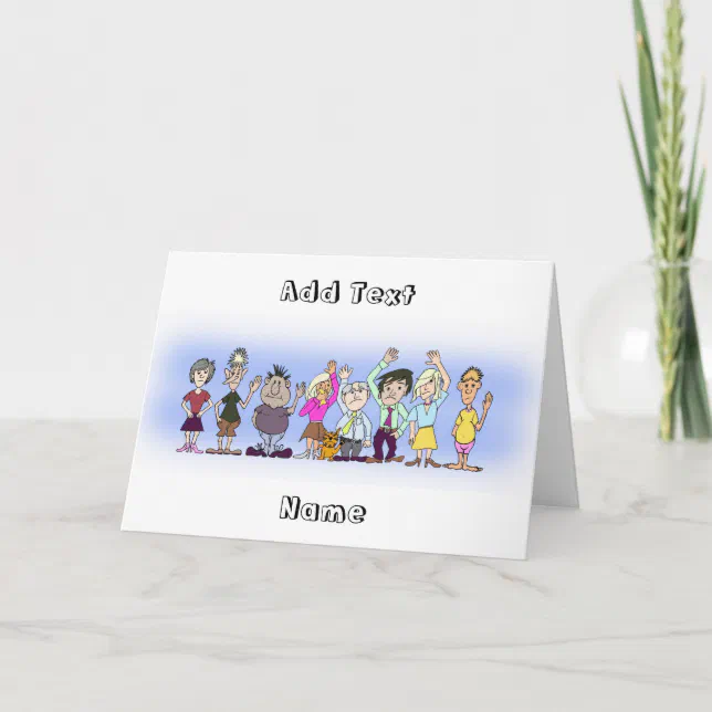 Funny Personalised Leaving Card | Zazzle