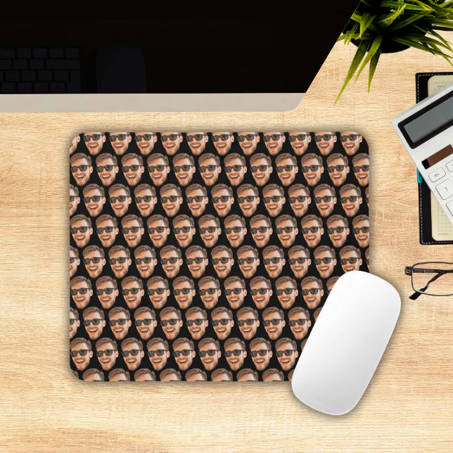 Funny Personalized Face Photo Mouse Pad | Zazzle