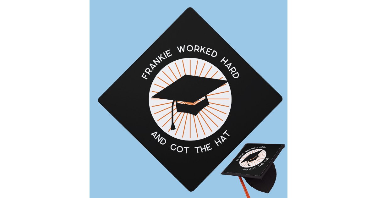 Funny Personalized Graduation Cap Topper | Zazzle
