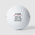Funny Personalized Name Golf Balls | Zazzle