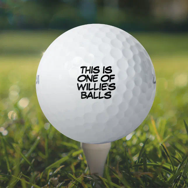 Funny Personalized Name Message Lost Golf Balls | Zazzle