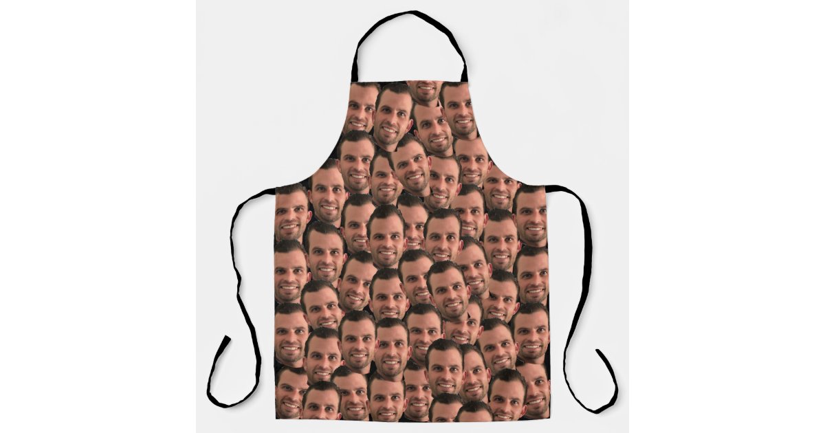 Funny Personalized Photo Face Chef Gift. Apron | Zazzle