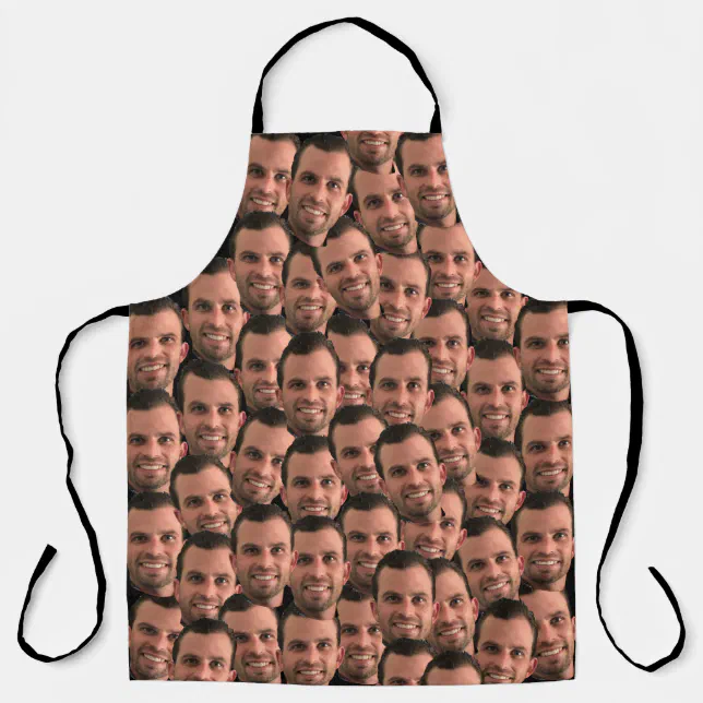 Funny Personalized Photo Face Chef Gift. Apron | Zazzle