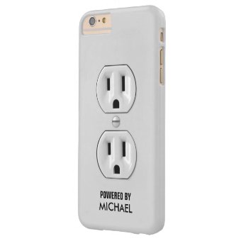 Funny Personalized Power Outlet Case-Mate iPhone Case | Zazzle