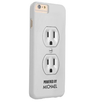 Funny Personalized Power Outlet Case-Mate iPhone Case | Zazzle