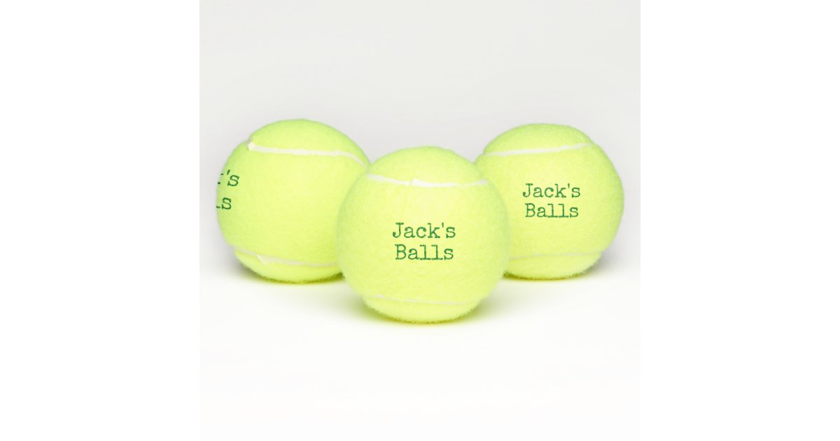 Funny Personalized Tennis Balls | Zazzle