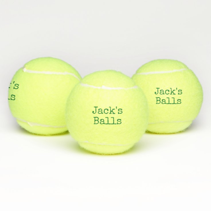 Funny Personalized Tennis Balls | Zazzle