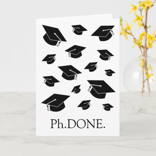 Funny PhD / Doctorate Graduation Card | Zazzle