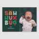 Funny Photo Bah Humbug Holiday Card | Zazzle