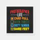 Funny Photographer Life Checklist Napkins | Zazzle
