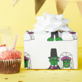 Funny Pickle Bride and Groom Wedding Art Wrapping Paper | Zazzle