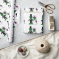 Funny Pickle Bride and Groom Wedding Art Wrapping Paper | Zazzle