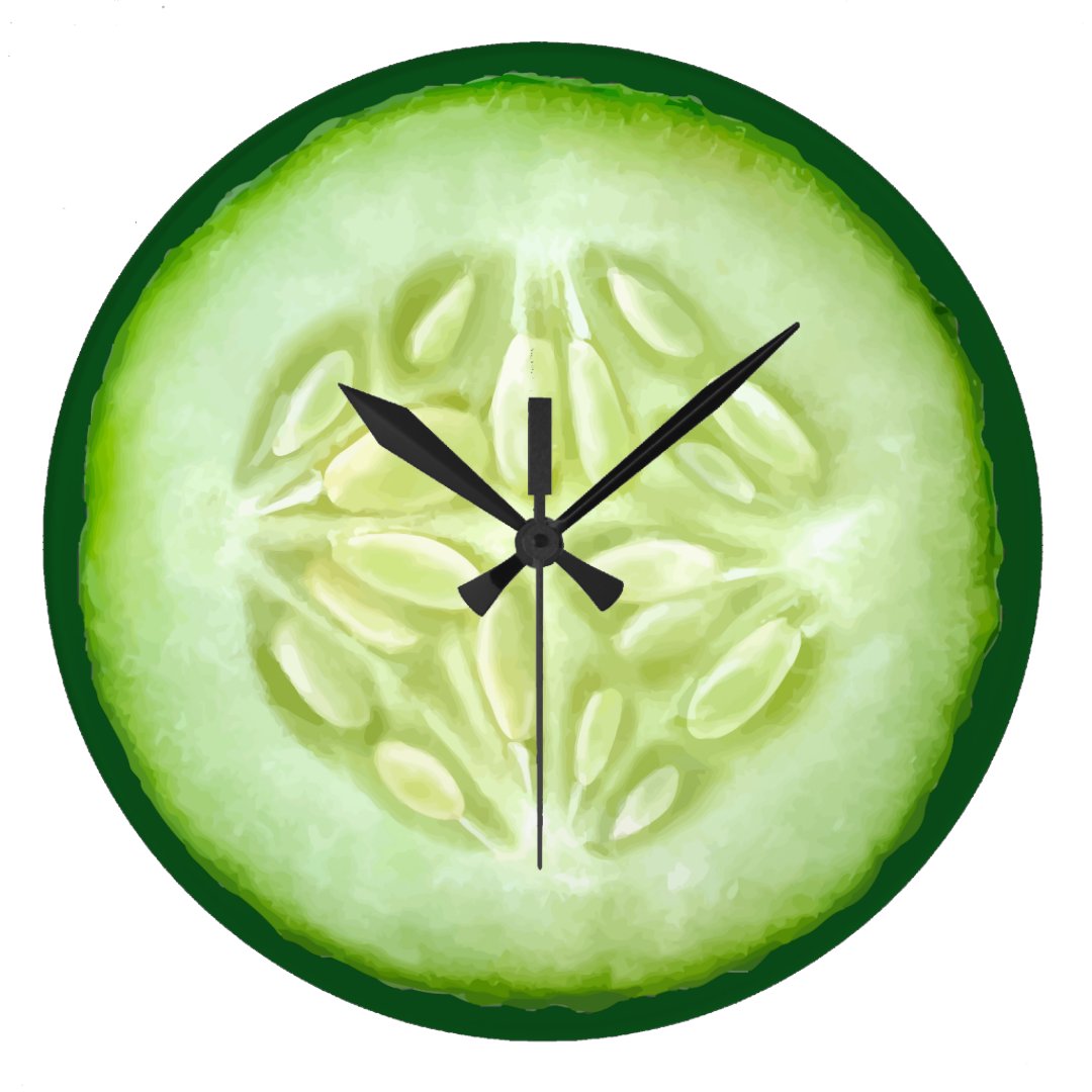 Funny Pickle Kitchen Wall Clocks | Zazzle