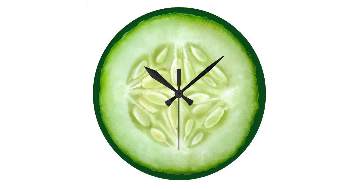 Funny Pickle Kitchen Wall Clocks | Zazzle