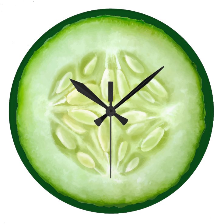 Funny Pickle Kitchen Wall Clocks | Zazzle